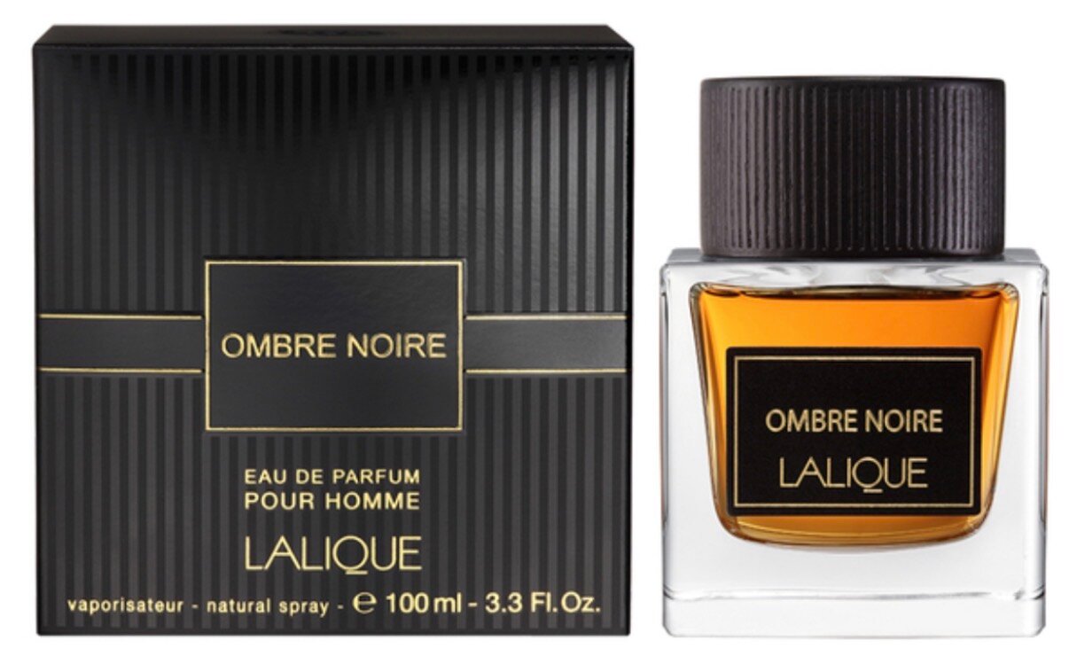 Lalique Ombre Noire мужская парфюмерная вода 100 мл, фужерные