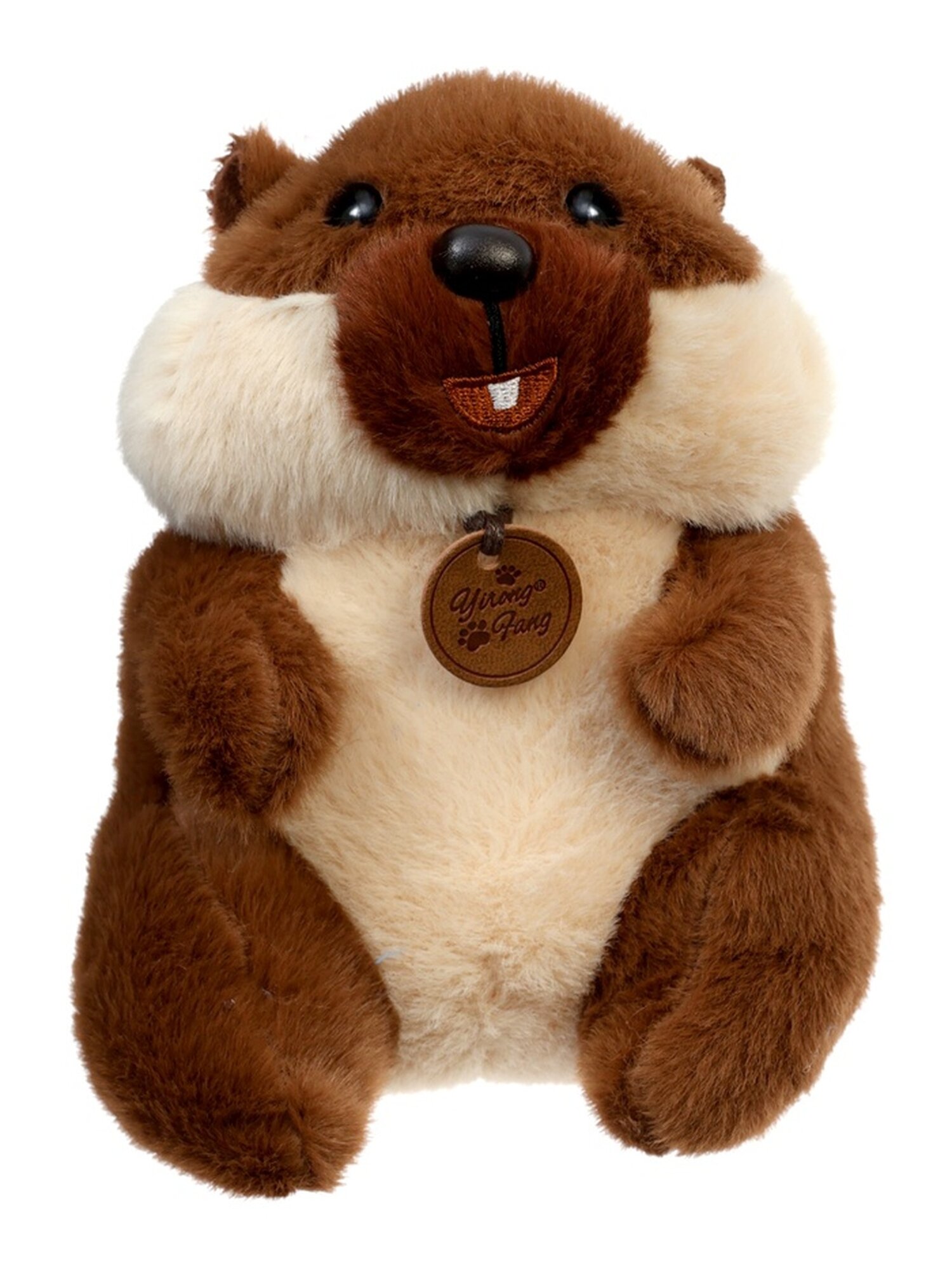 Мягкая игрушка Бобер Сима-ленд, текстиль, синтепон, 21см, коричневый