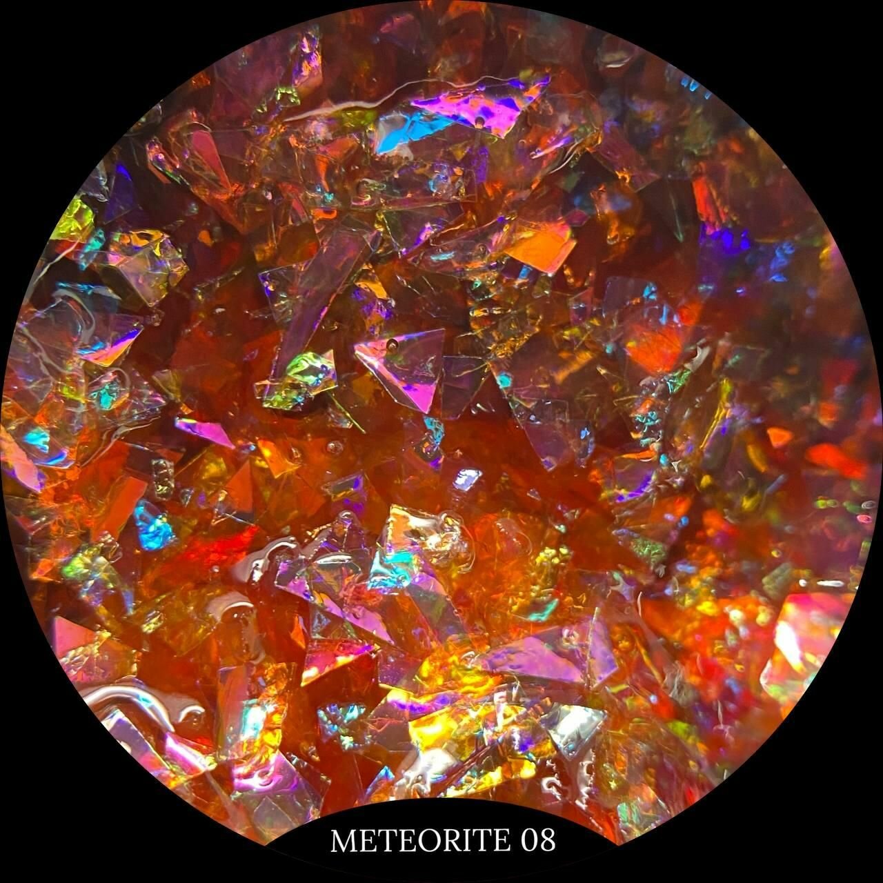 Гель с блестками METEORITE 08 SOLAlove, 5мл