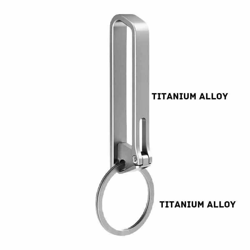 Титановый брелок для ключей EDC из титанового сплава