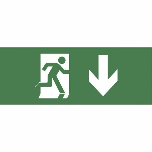 Этикетка самоклеящаяся 350х130мм «Фигура/стрелка вниз» SSA-101 INFO-SSA-103 ЭРА Б0048472