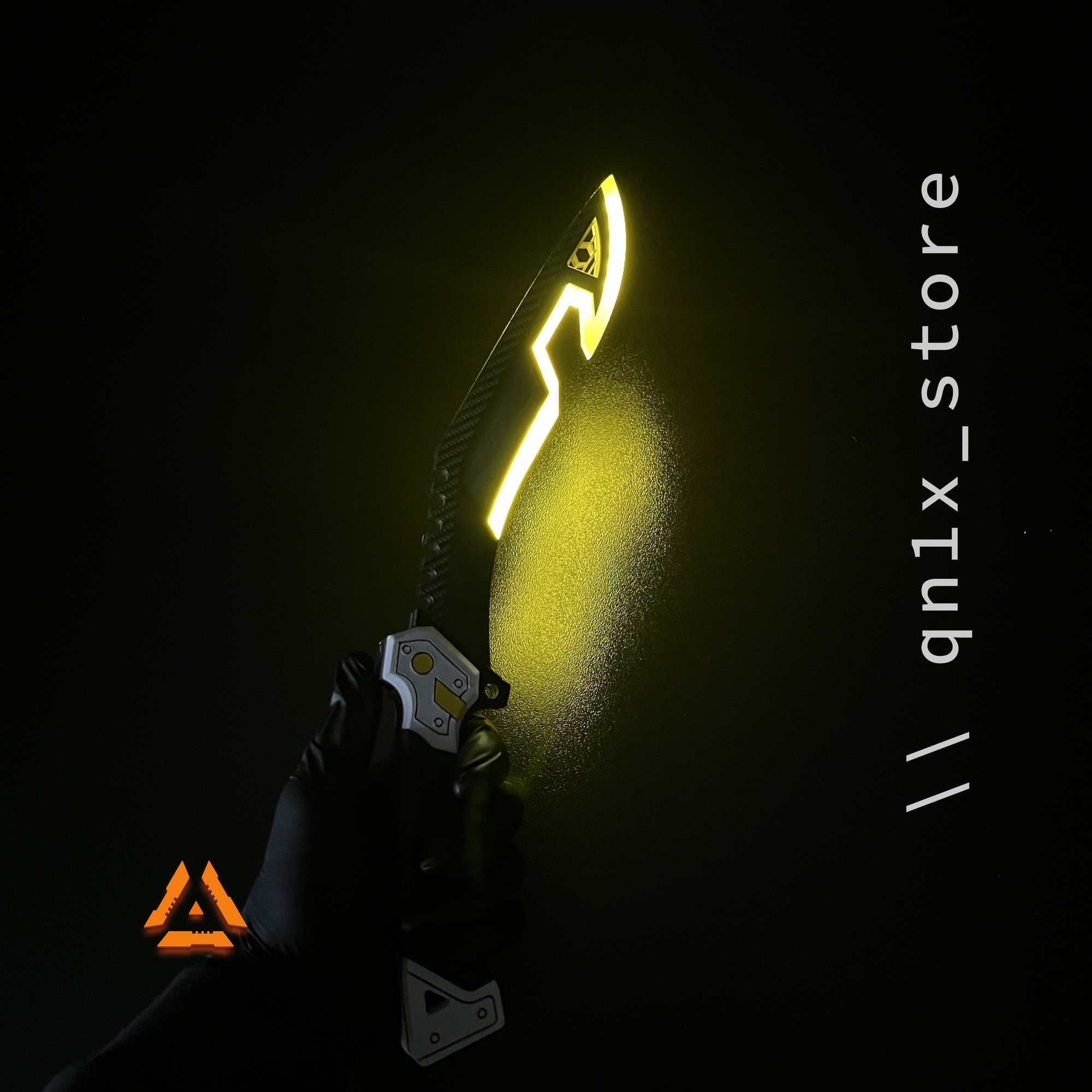 Светодиодный нож - клинок KRN-X. Киберпанк. С подсветкой. Apex Legends, CS GO, CS 2. Коллекционный нож, подарок. Косплей