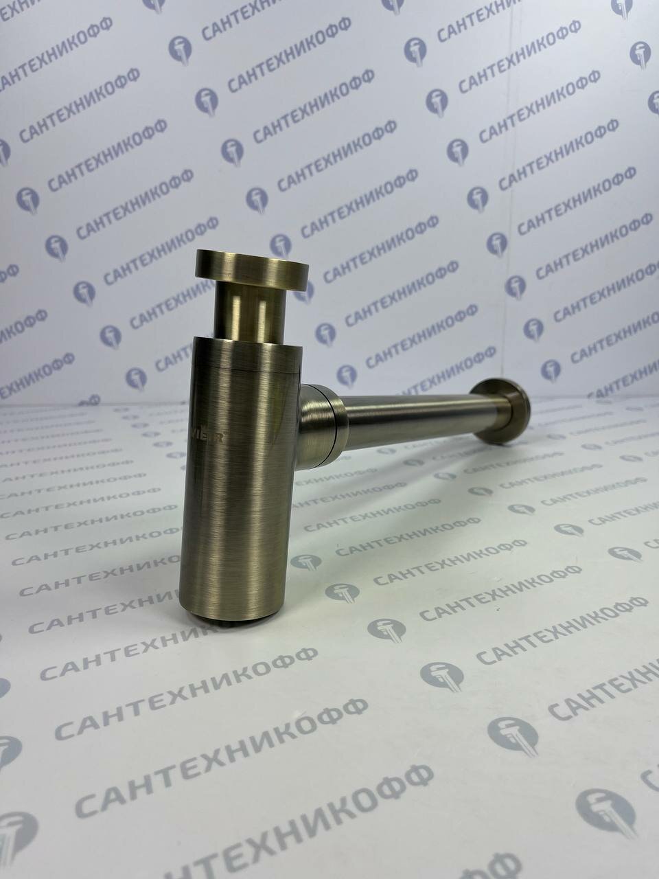 Сифон для раковины VIEIR без выпуска, цилиндр, бронза (VRQ34D)