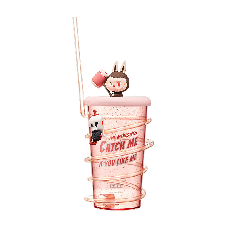 Стаканы унисекс POP MART Trend Based Product 510 мл, Straw Cup, розовый