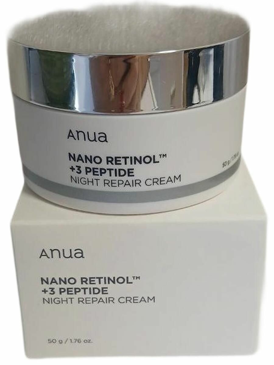 Обновляющий крем с ретинолом и пептидами Anua Nano Retinol +3 PEPTIDE