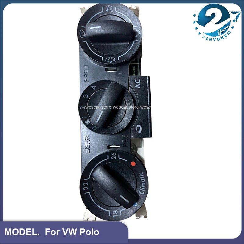 Автомобильный оригинальный дисплей, ручной обогреватель кондиционера, панель управления 6Q0820045E