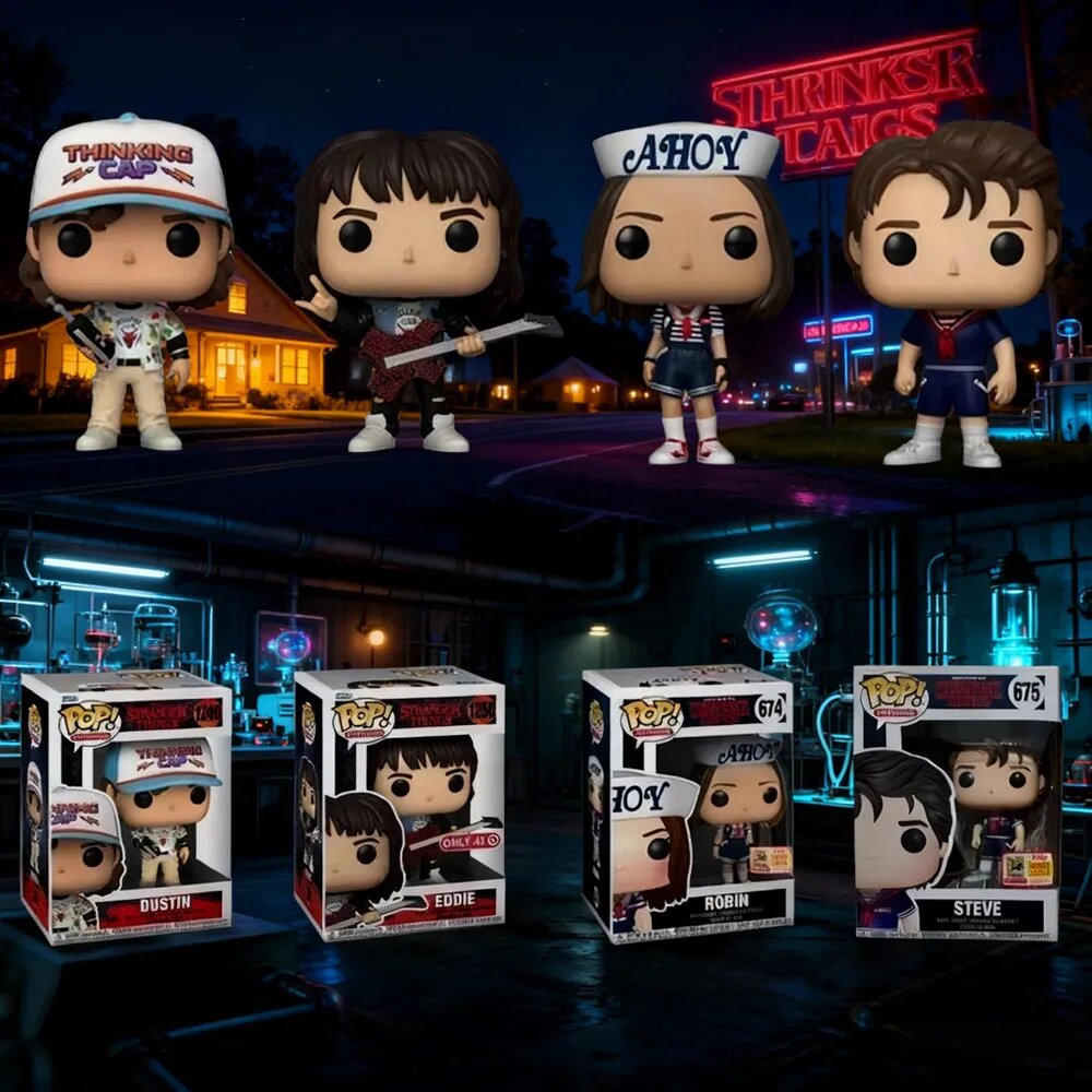 Funko Pop! Фигурка Stranger Things Dustin 1240 Винил из Китая — фото 1