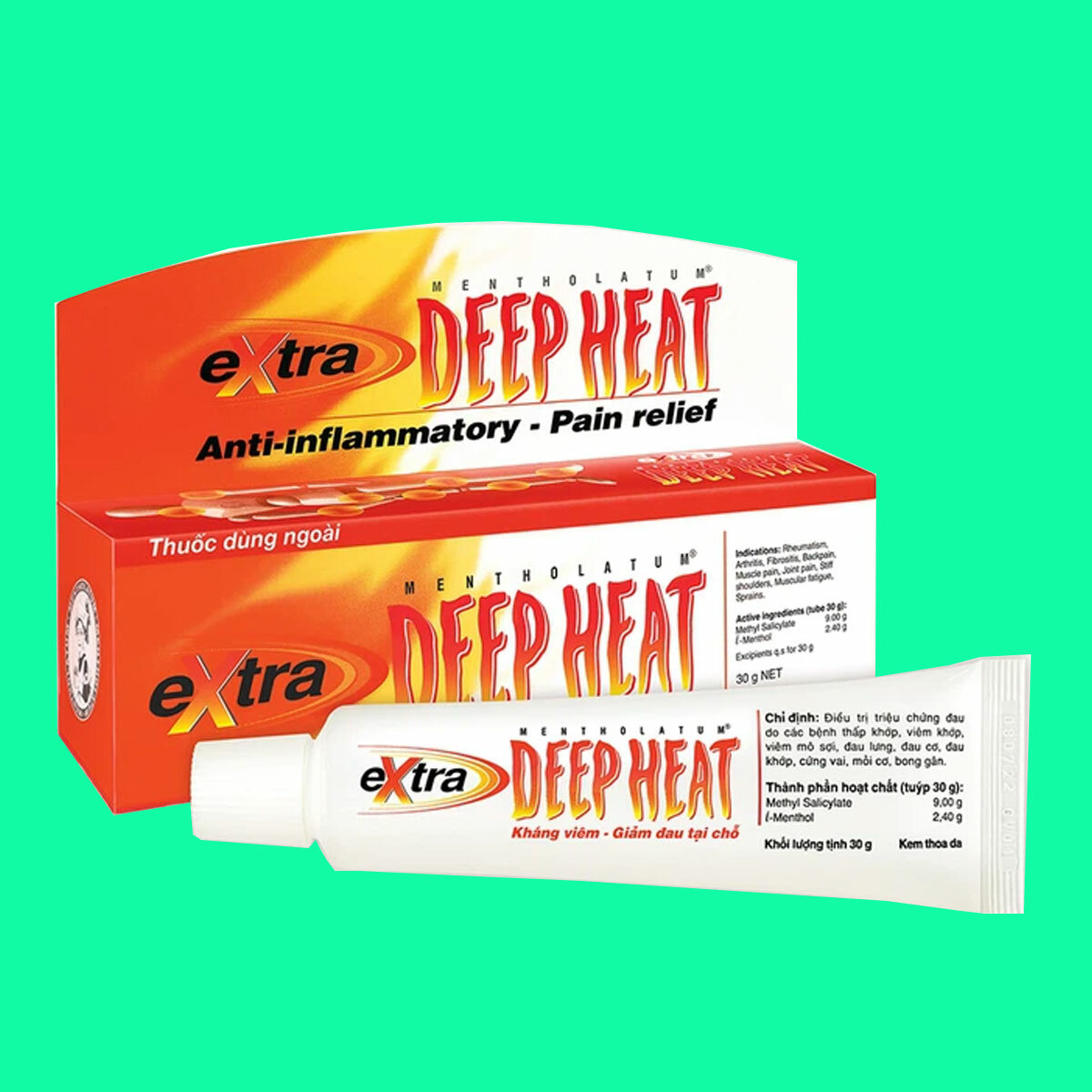 Мазь Дип Хит, Deep Heat Extra, для суставов, мышц, разогревающая (30 гр)