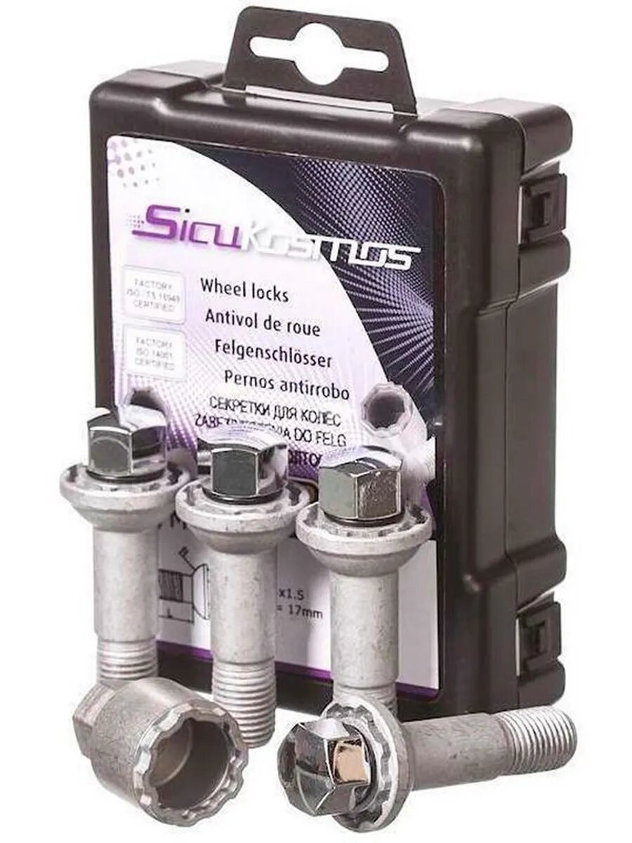 Farad SicuBloc Z7/M (болты, M14x1.5, 1 ключ)