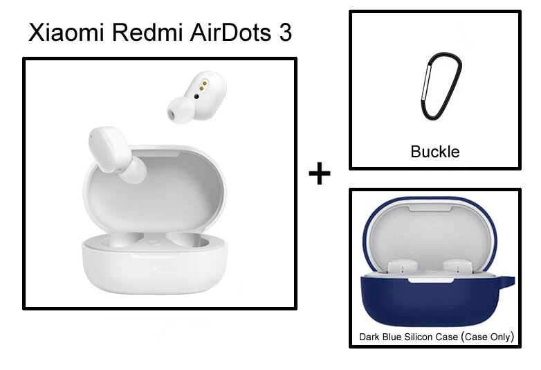 Xiaomi Redmi AirDots 3 Bluetooth наушники W add Blue Case