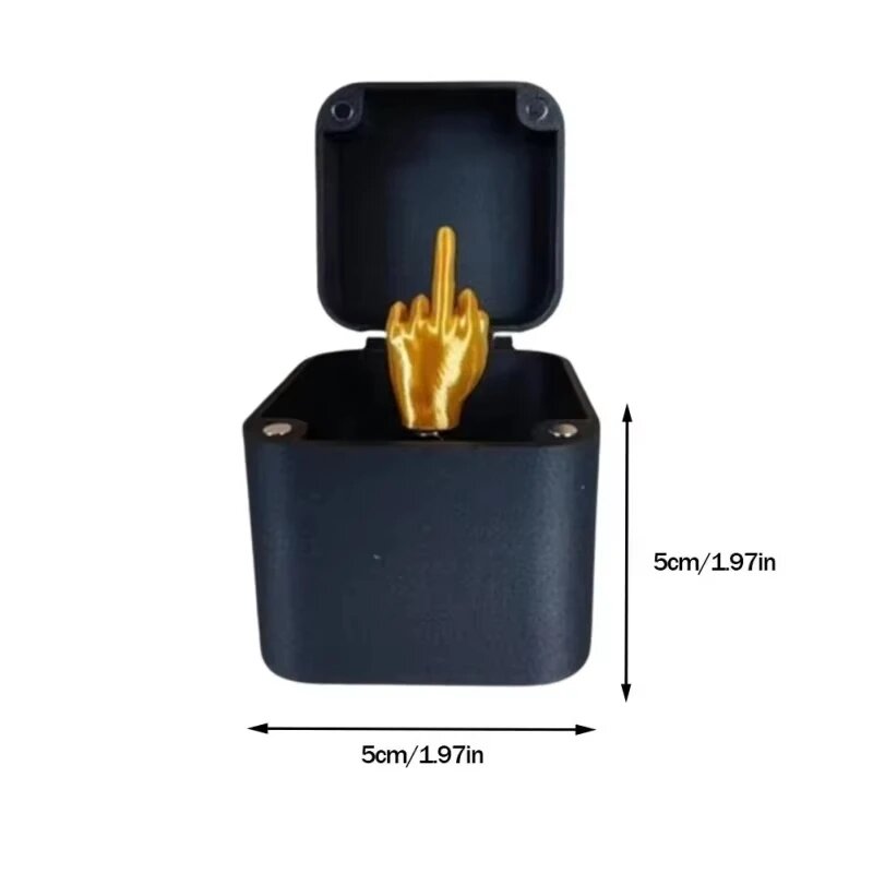 Шуточный выдвижной нож Spoof middle finger