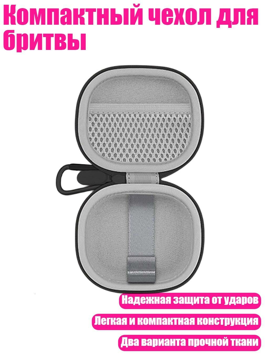 Компактный чехол для бритвы, Черный