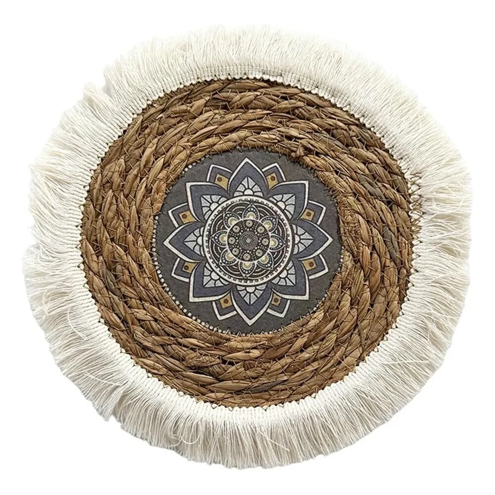 Травяное круглое панно, - 14