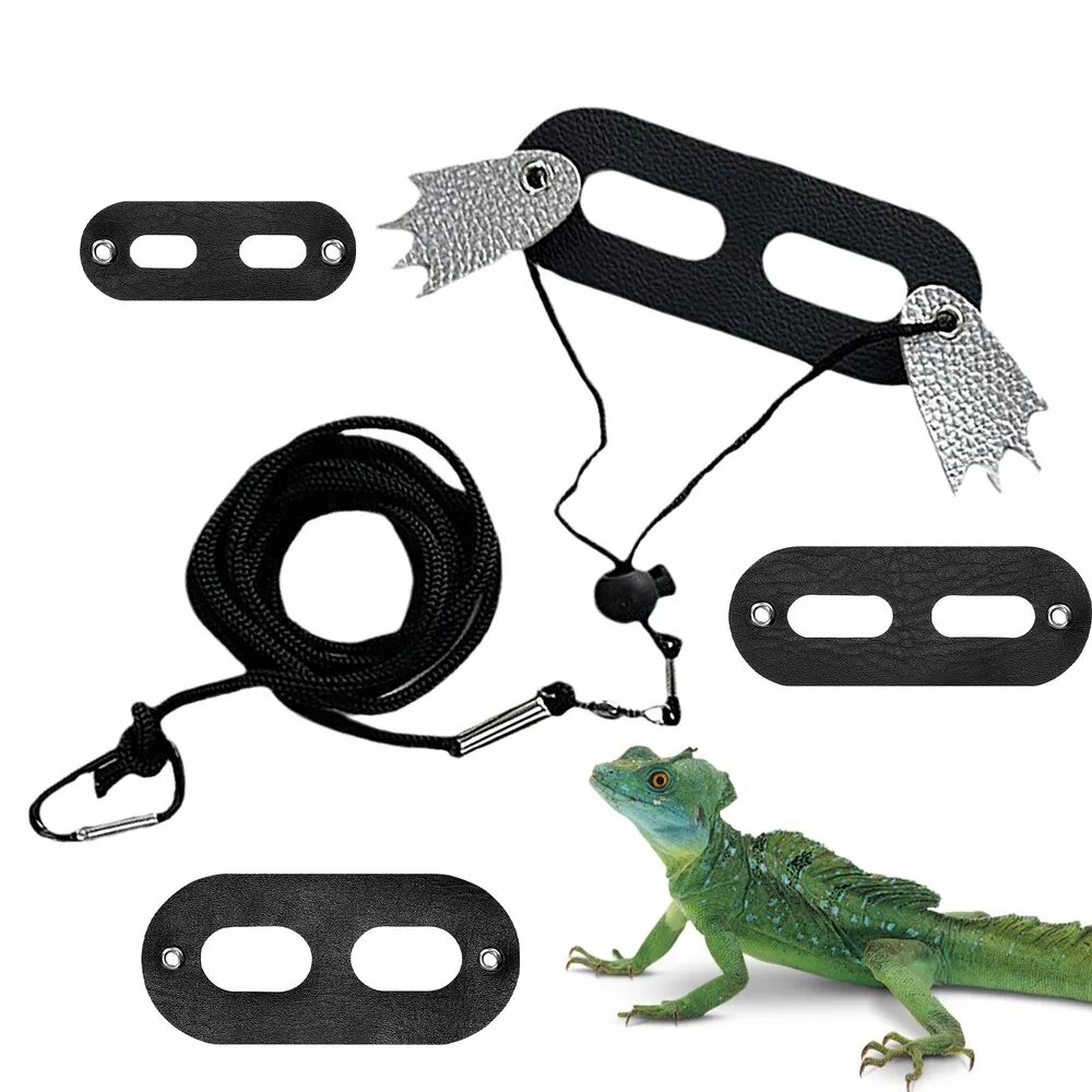 Мягкая кожа рептилии ящерицы со съемными регулируемыми ремнями для крыльев