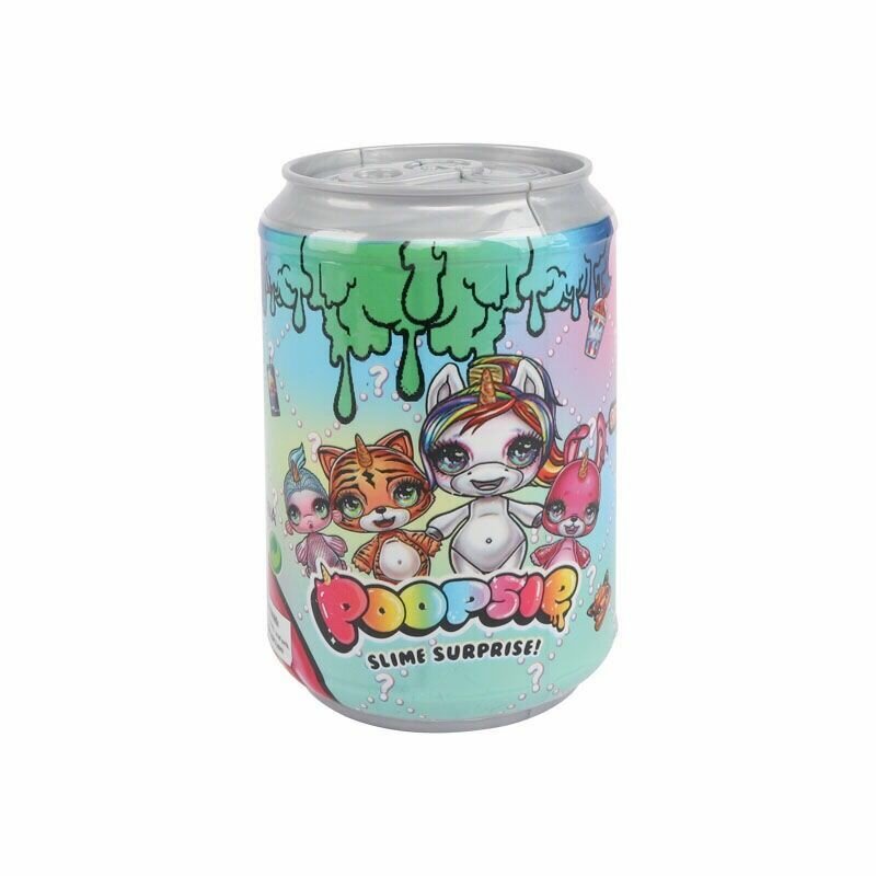 MGA Poopsie Surprise Llama Toy / Детская слепая коробка Soda Can Toys, с милой минифигуркой ламы и слизью Slime Slime, для детей от 6 летВ комплекте 20 сюрпризов