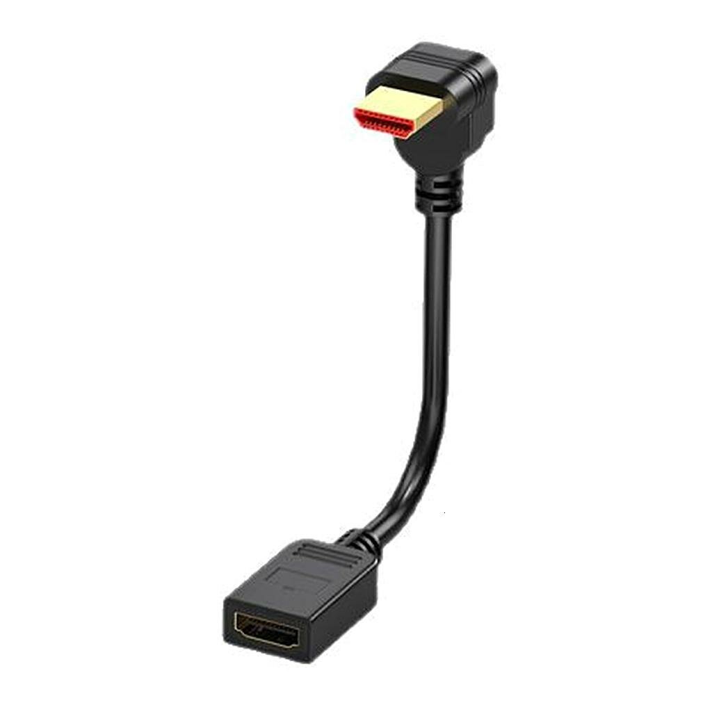 Кабель удлинитель HDMI 4K, 50cm - наклон вниз