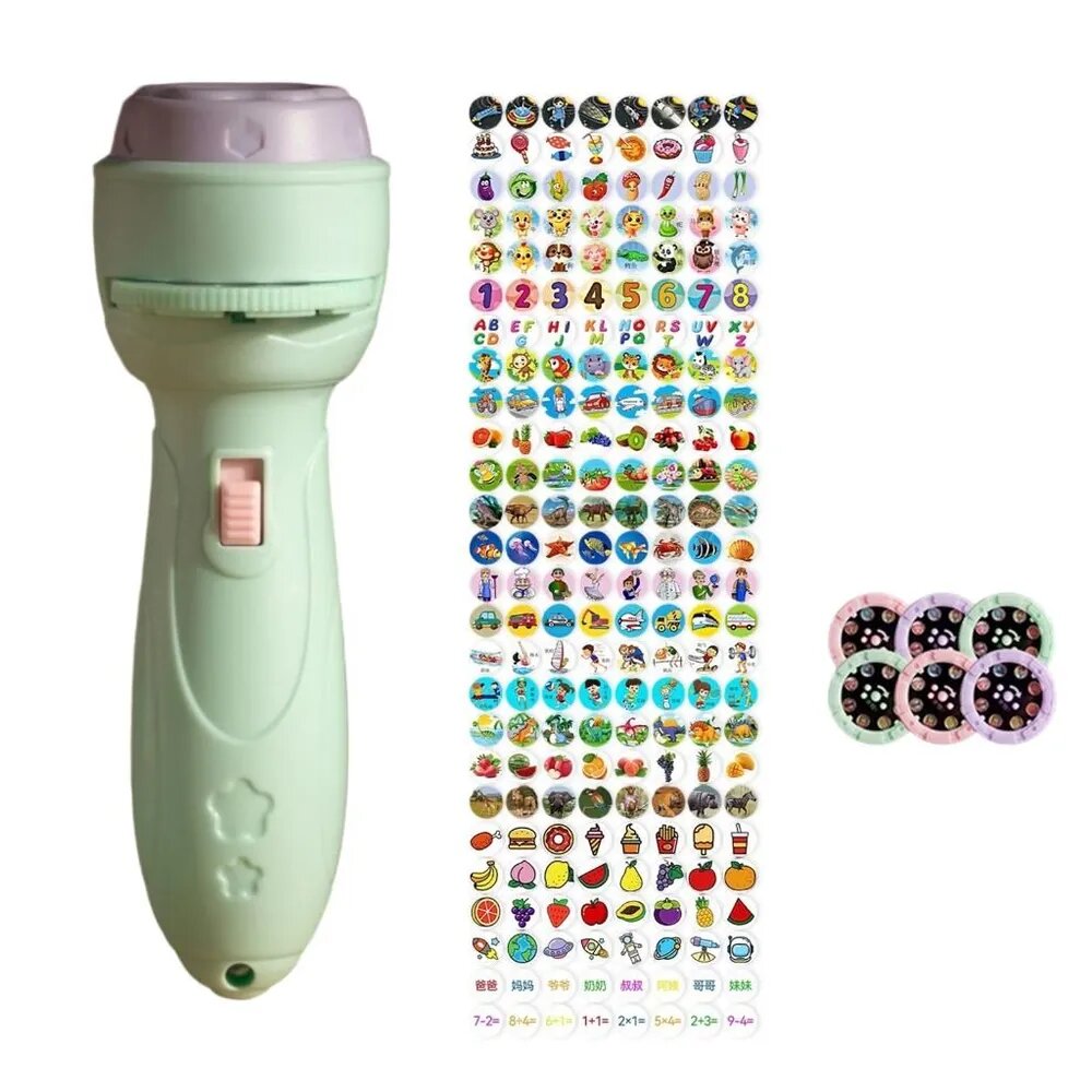 Детский проектор для мультфильмов, Зеленый