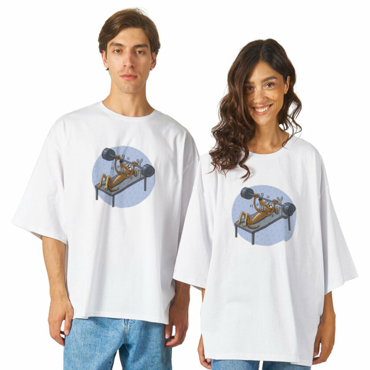 Футболка спортивная Оверсайз