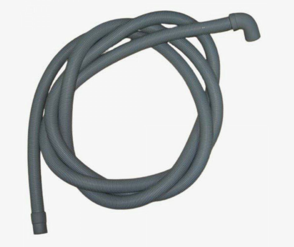 Сливной шланг для стиральных машин, г-образный, L=2 м, D=19/21 мм.