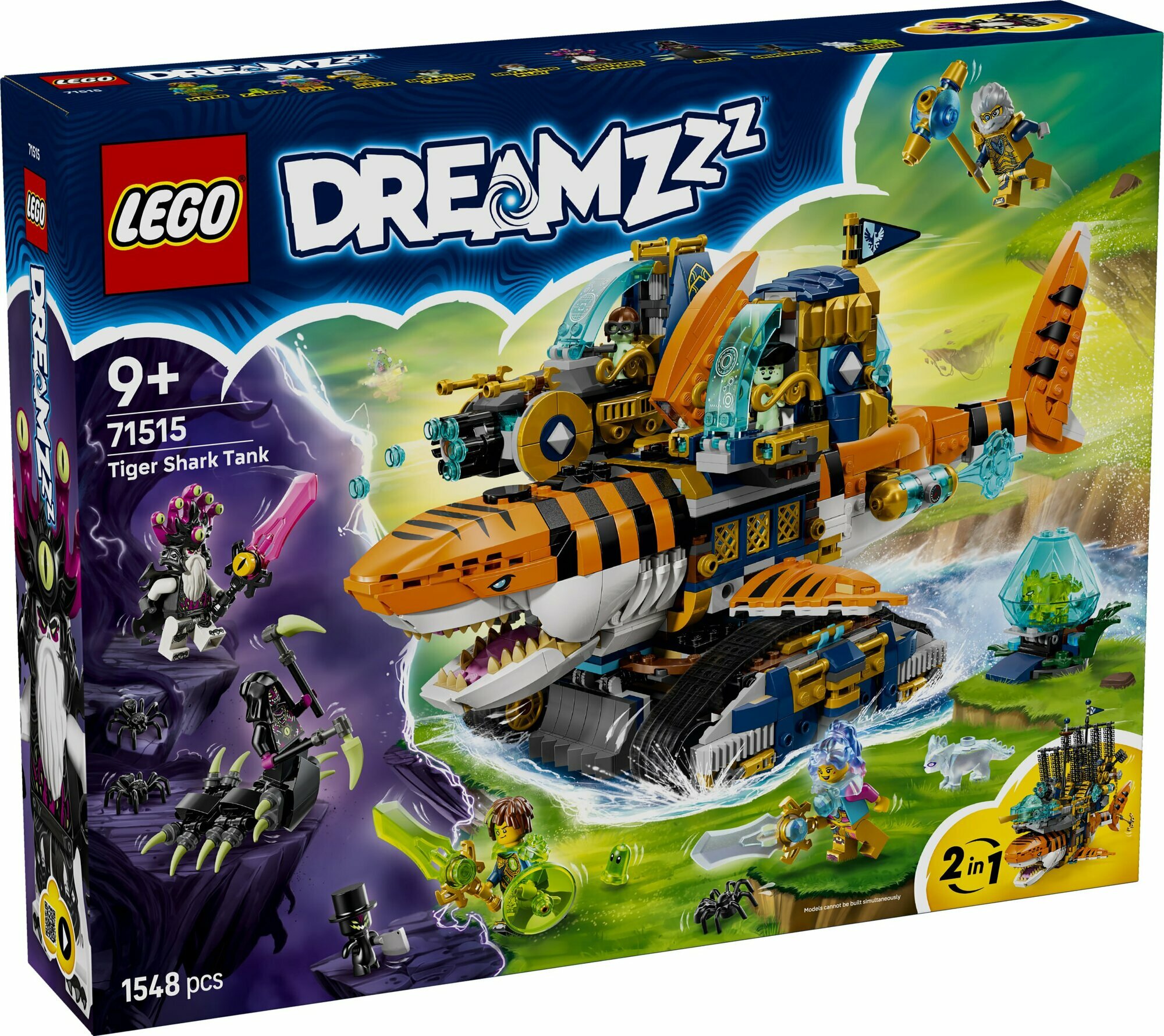Конструктор LEGO DREAMZzz 71515 Танкер тигровая акула, 1548 дет.
