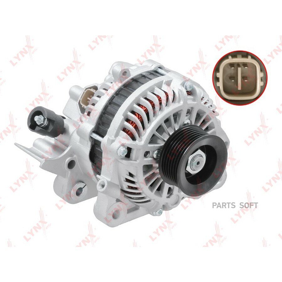 Генератор 80A HONDA Civic VIII 1.8 05-12 / FR-V 1.8 04-11 от официального дистрибьютора, LYNXAUTO, артикул EA1301