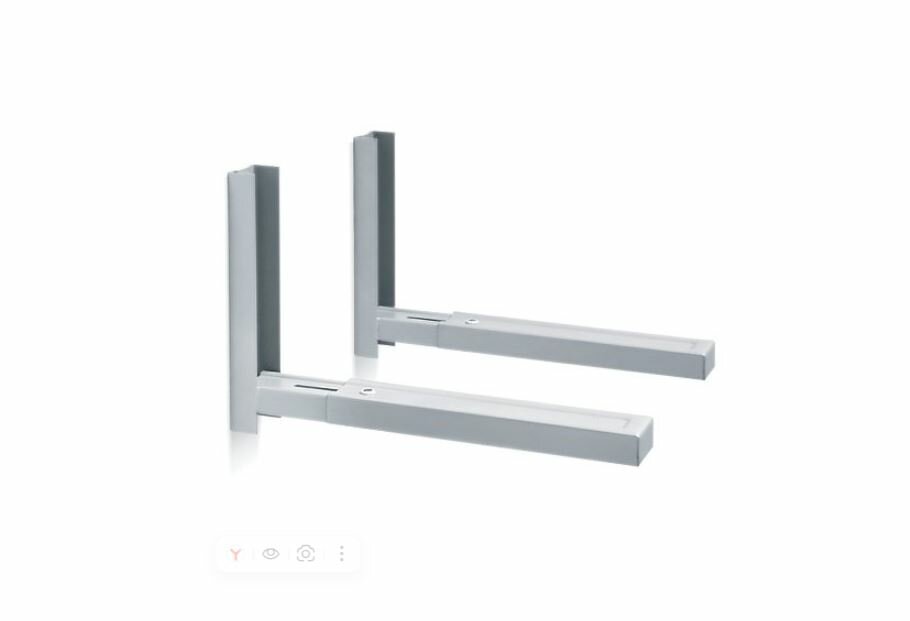 Кронштейн TRONE C-2, для микроволновки, серебристый, нагрузка до 40кг