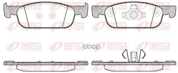 Колодки торм. пер. RENAULT Clio IV/Logan II/Sandero II 12-> Remsa арт. 1718.00