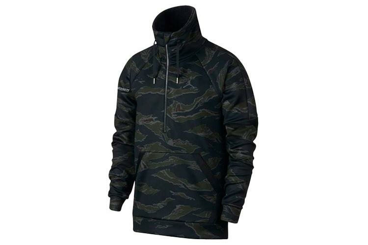 Куртка мужская Jordan 7426295 с высоким воротником камуфляж M EU