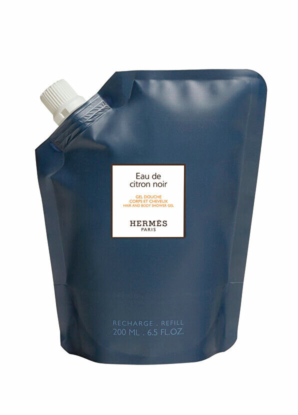 Сменный блок HERMÈS Eau de Citron Noir 200 мл | Для душа и волос | Унисекс | Яркость, свежесть, комфорт