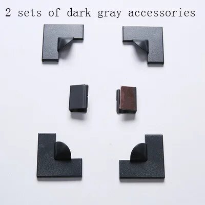 Магнитный оконный экран LGOLOL Серый, 4 corners, 1 sets of dark gray