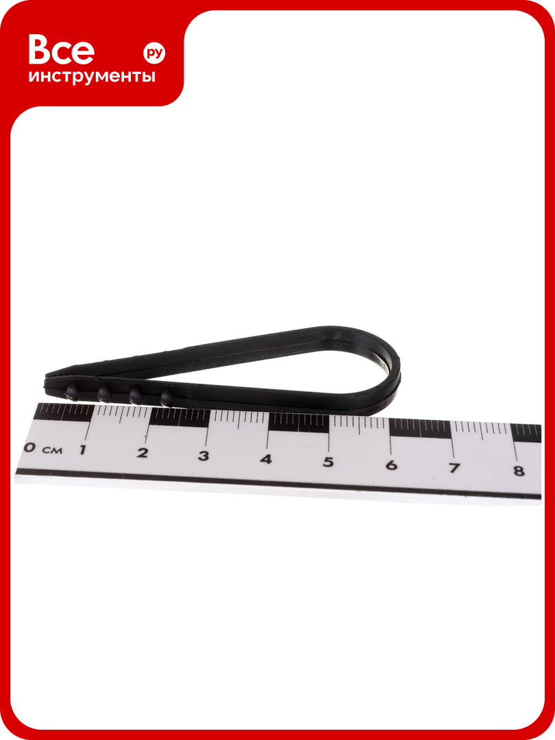 Дюбель-хомут FORTISFLEX нейлон ДХ 19-25 (ч) 100 шт. 59566