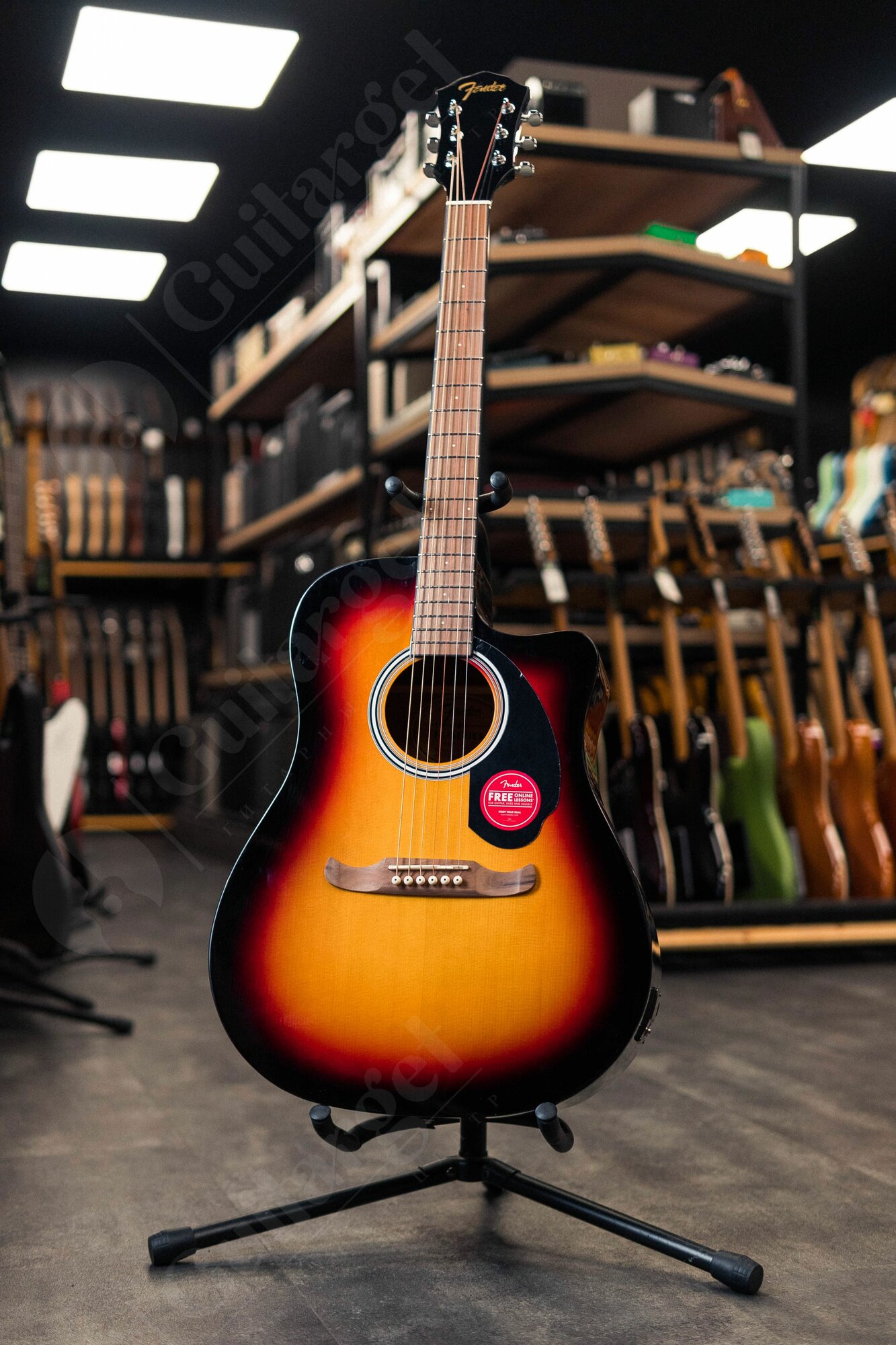 Электрокустическая гитара Fender FA-125CE Sunburst