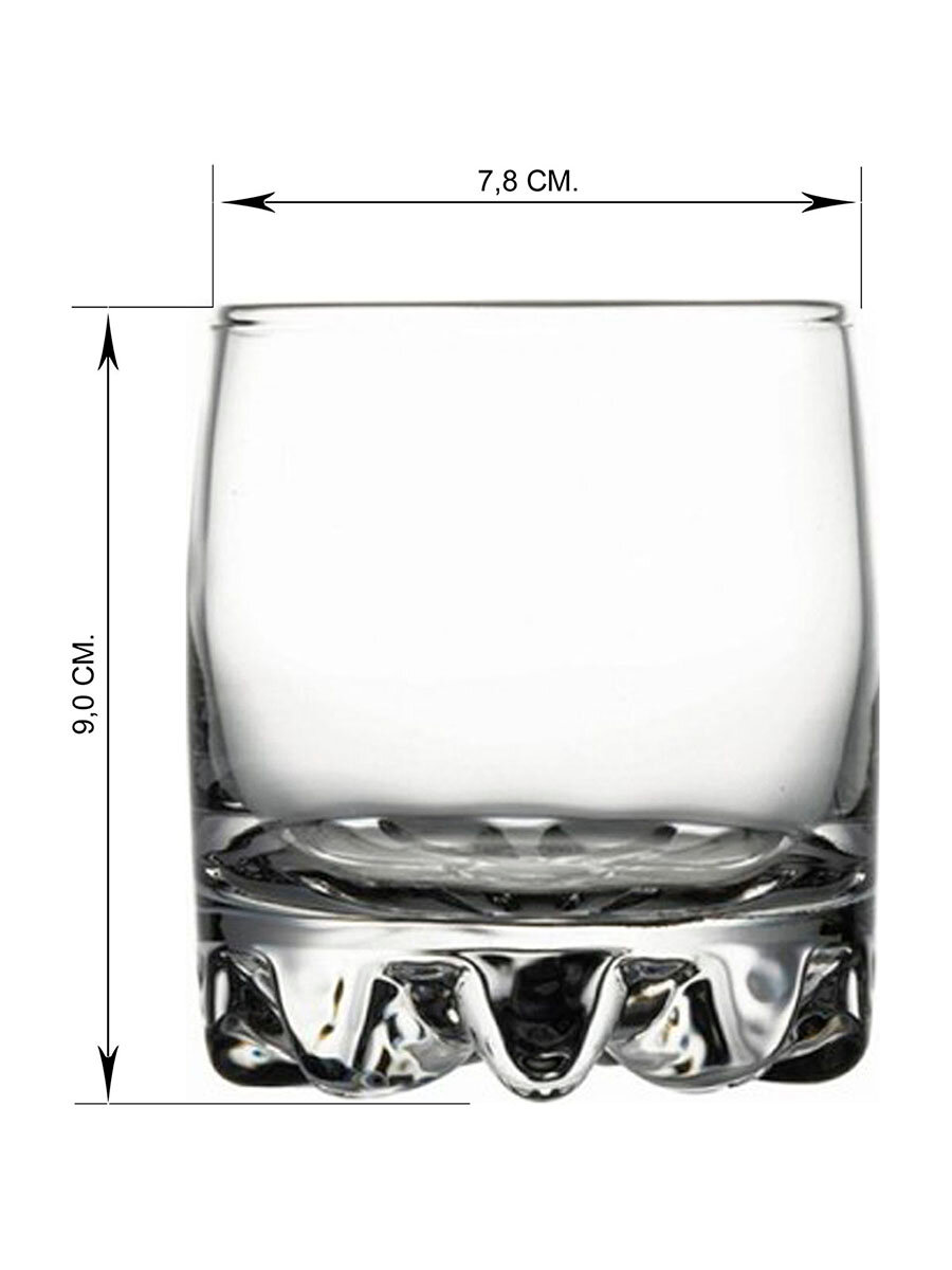 Стакан стеклянный с гравировкой а чё сразу Тиффани - 305 мл, высота 9 см.
