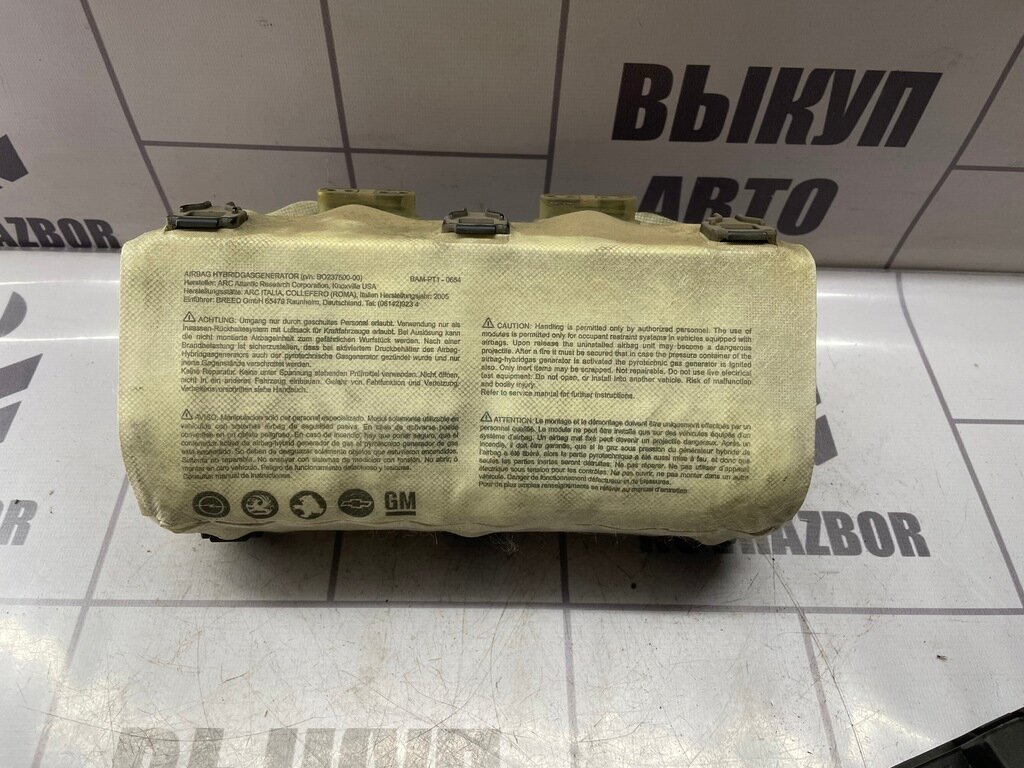 Подушка безопасности пассажирская Opel Astra H / Family 2004 >