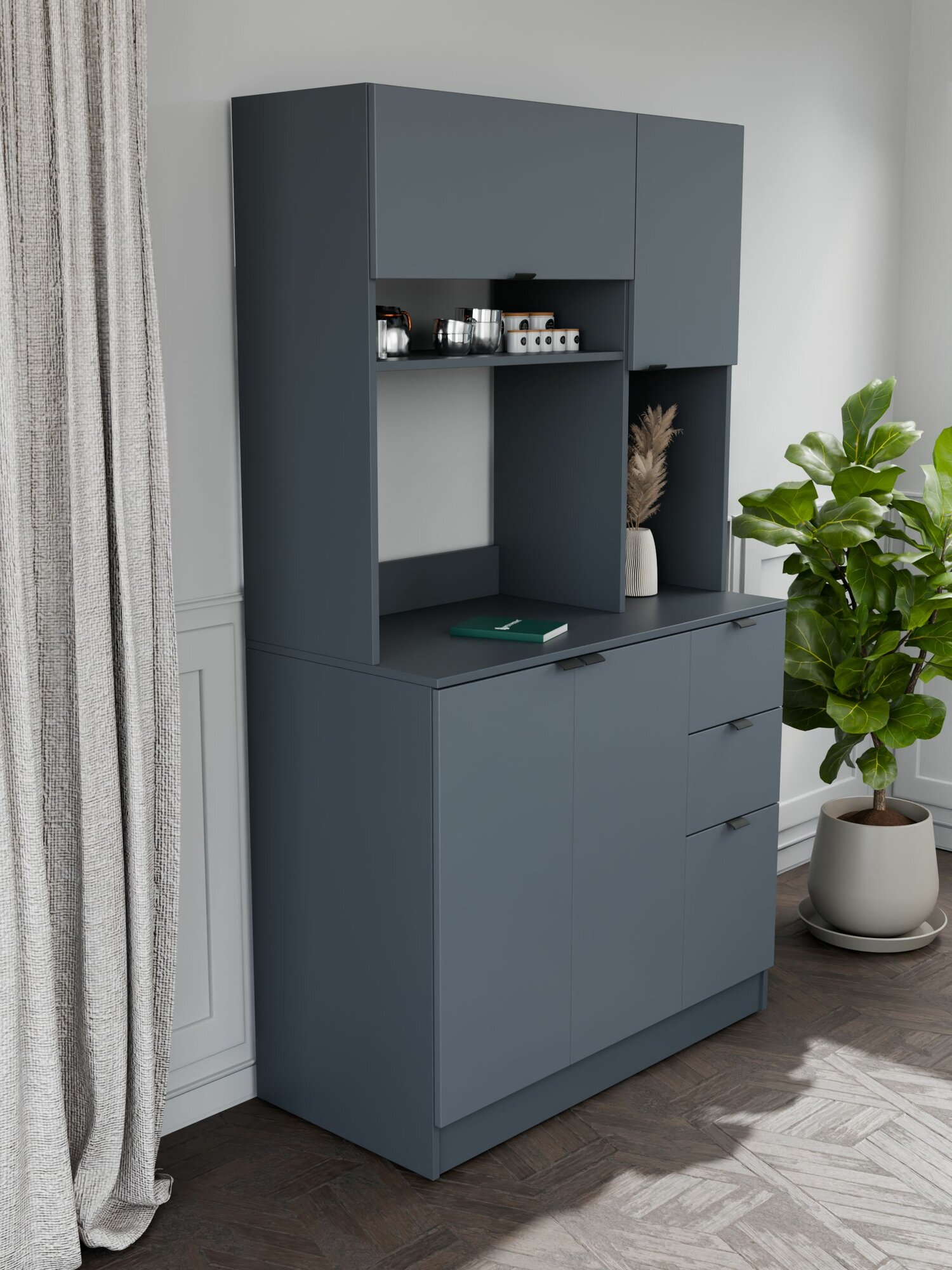 Изумлит Буфет Вилладж 100*180*48.4 см (ШхВхГ)