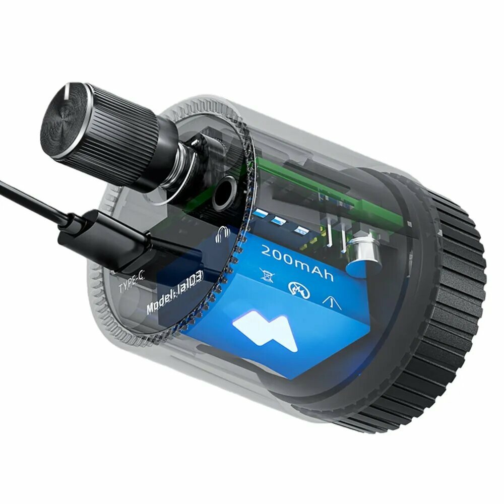 Портативный детектор утечек воды с усилением звука в 13000 раз и встроенным перезаряжаемым аккумулятором