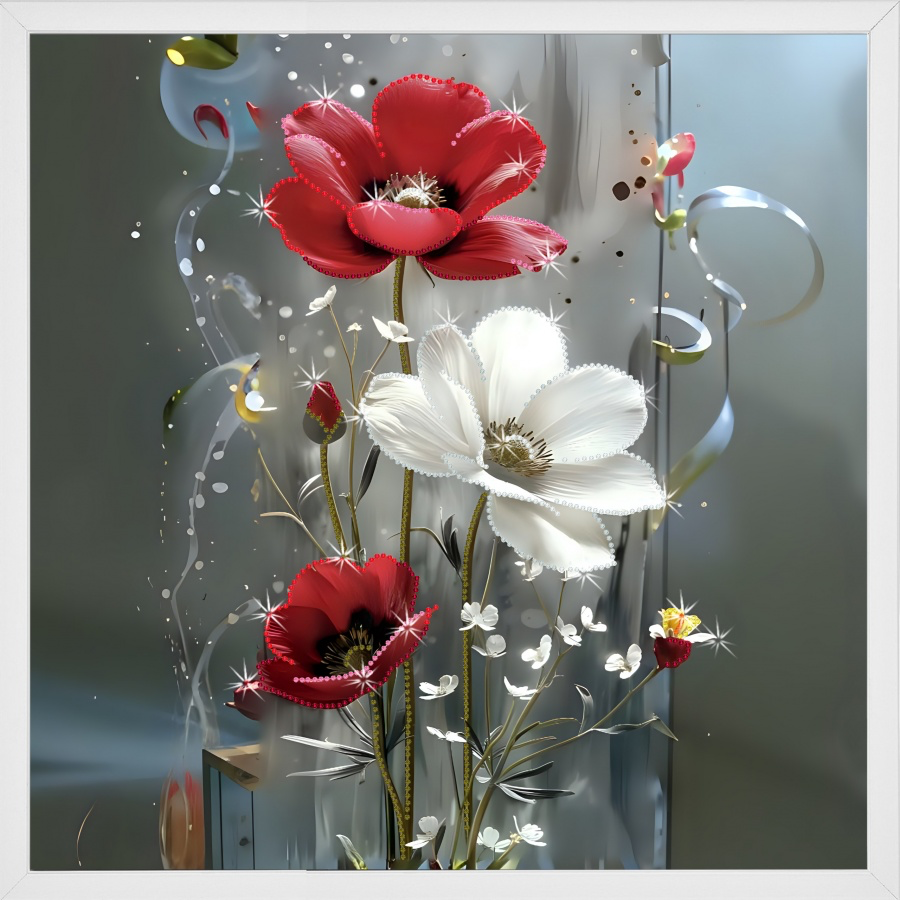 Картина «Чарующие мечты» с кристаллами Swarovski, 50х50 см