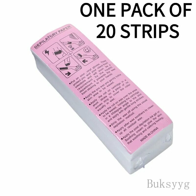 Уплотненные Одноразовые Полоски для Депиляции из Нетканого Материала для Воска и Кремов