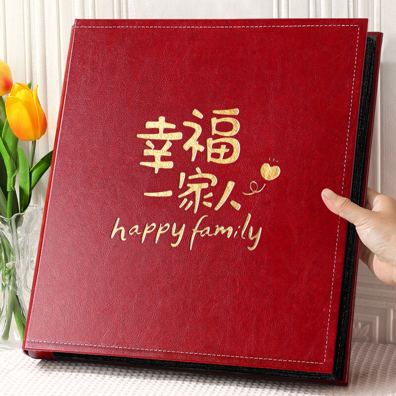 6-дюймовый фотоальбом на 1000 фотографий, семейный фотоальбом большой вместимости, памятный альбом 5inch для пары с проложенными страницами для хранения фотографий.