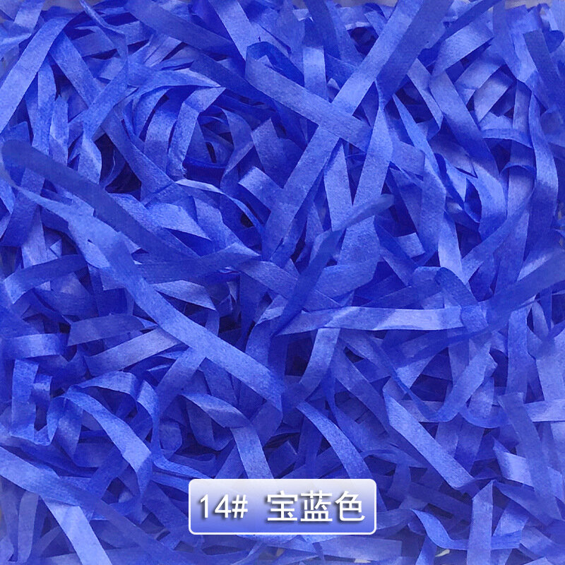 Рафия, измельчённая бумага, мятая бумага, декоративный наполнитель для подарочных и конфетных коробок, продается на вес.