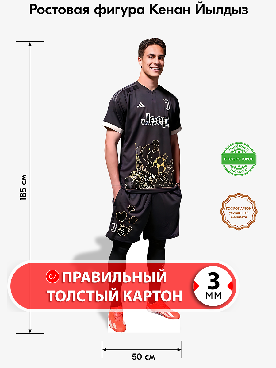 Аксессуар для фотосессий, Кенан Йылдыз, футбол, ростовая фигура