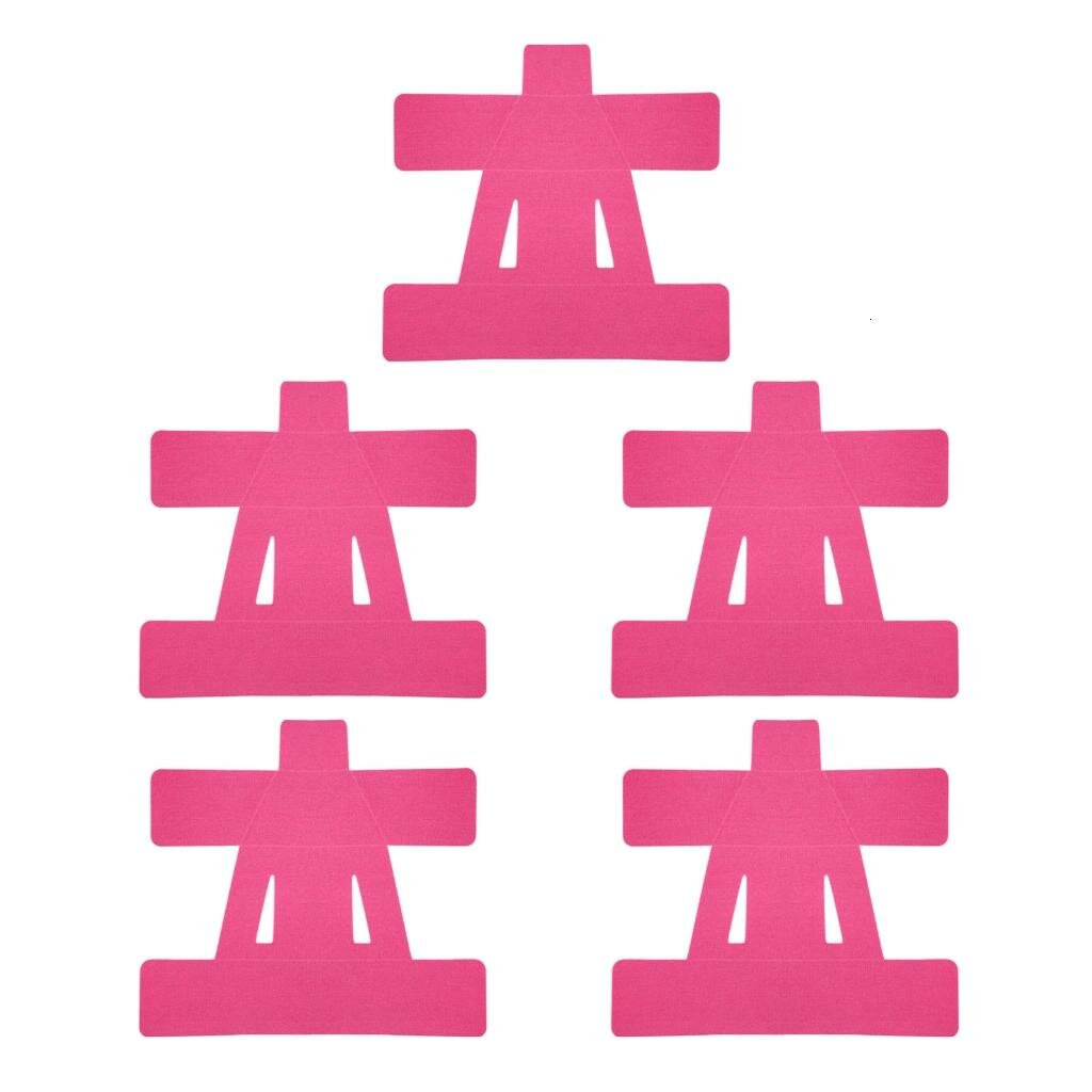 Кинезио-тейп для плеча, 5 шт, Роза красная