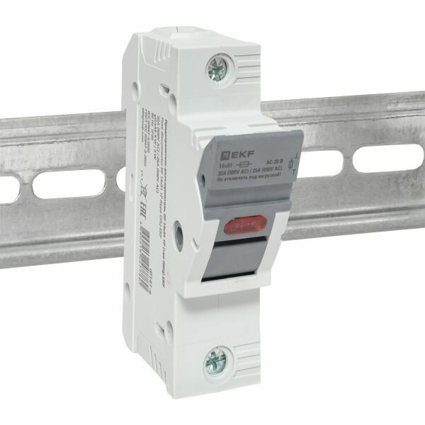 Предохранитель-разъединитель DF 14х51 1п (тип ПВЦ), EKF DF141-E (1 шт.)