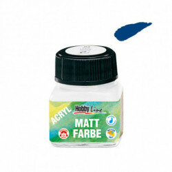 Краска акриловая матовая Hobby Line, кобальт синий, 20 мл