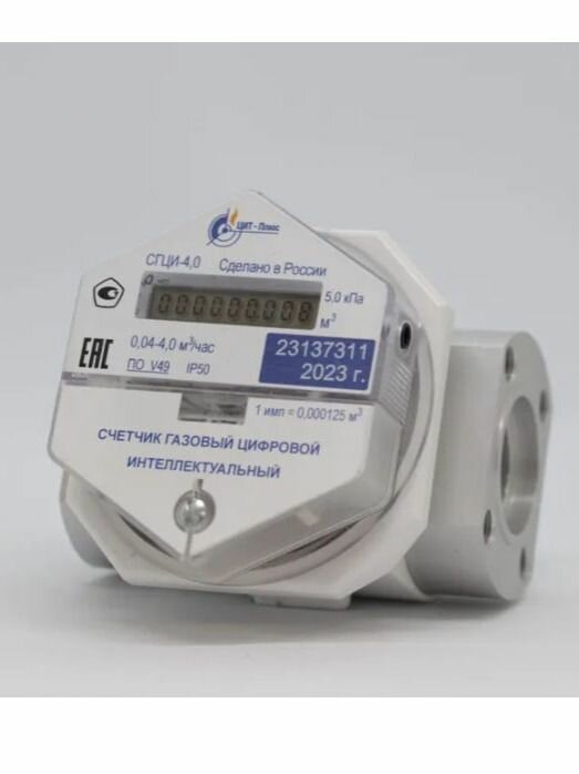 Счетчик газовый СГЦИ-4-20/Ф фланцевый (Dn20)