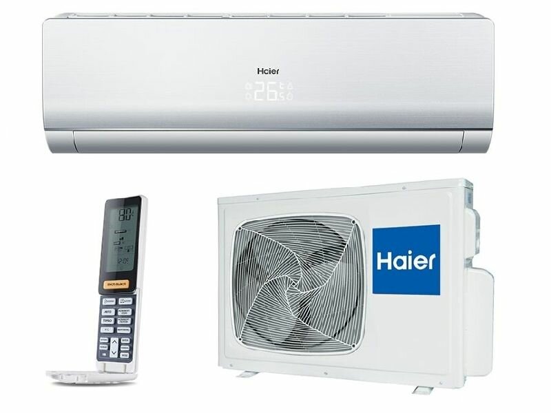 Сплит-система кондиционер для дома Haier Lightera On-Off HSU-07HNF303/R2-W (внутренний блок + наружный блок)