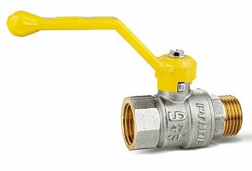 Кран шаровой для газа муфта/резьба (рычаг) LD Pride 1/2"