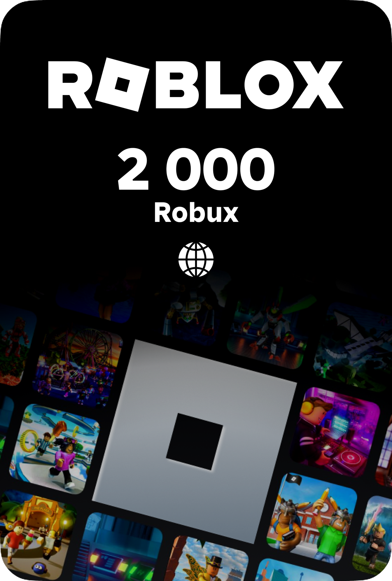 Игровая валюта Roblox 2000 robux - Global (Roblox; Android, iOS, PC, macOS, PS, Xbox; Регион активации Все регионы)