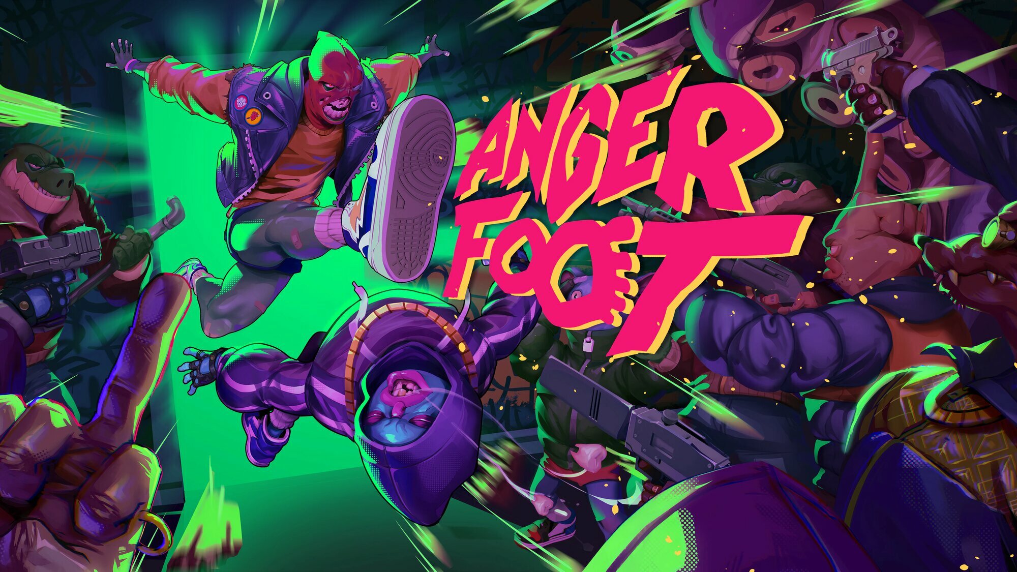 Anger Foot для Sony PlayStation | PS5 на русском языке | Игра навсегда | Быстрая доставка (Турция)