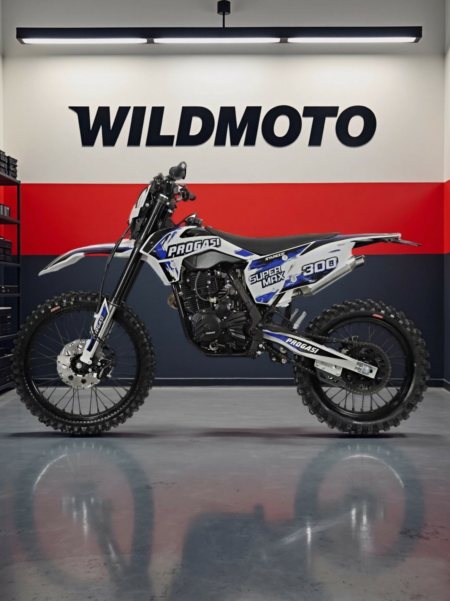 Мотоцикл кроссовый Progasi Super Max 300NG ❗27л. с ❗регулируемая подвеска ❗резина KENDA 21/18,